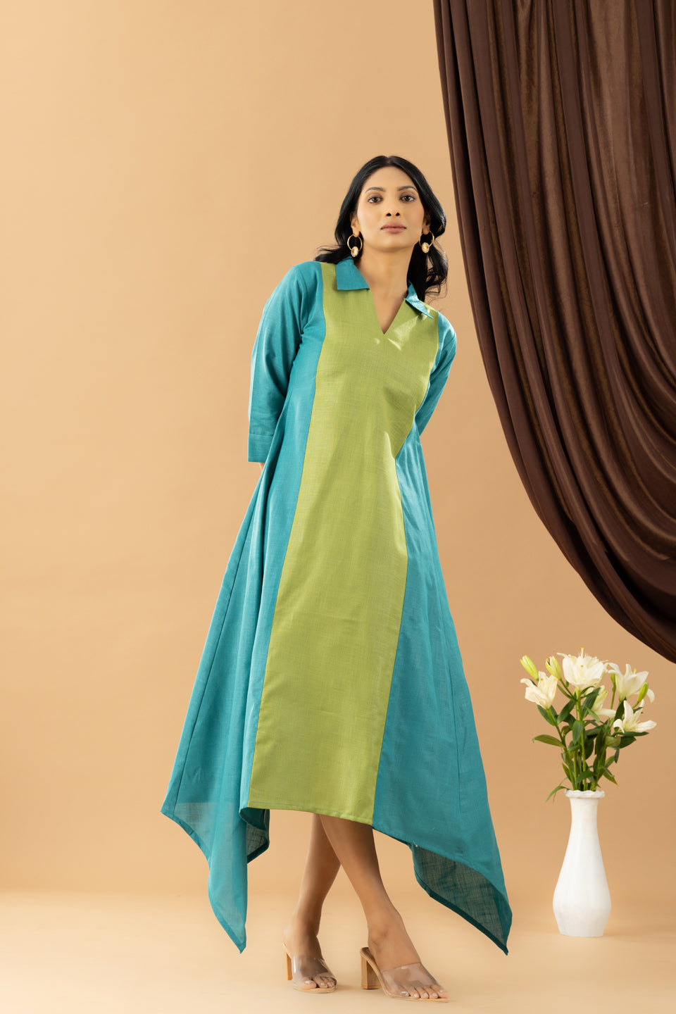 Bahaar Jade Green Dress – Discover Ethnic Elegance - Raas By Handikart